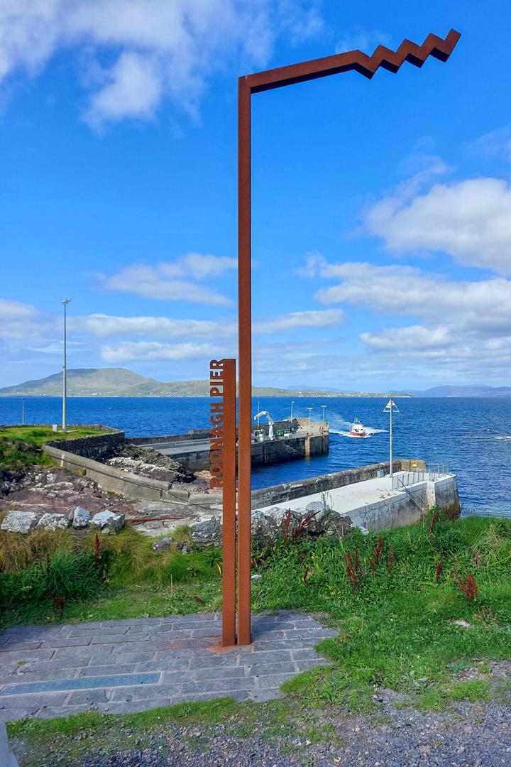 Aasleagh Falls to Keel Beach - a beautiful trip along the WAW