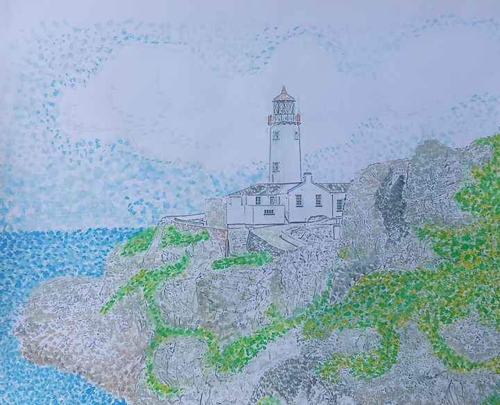Irish Colouring Pages - paint your own Irish landscape scenes